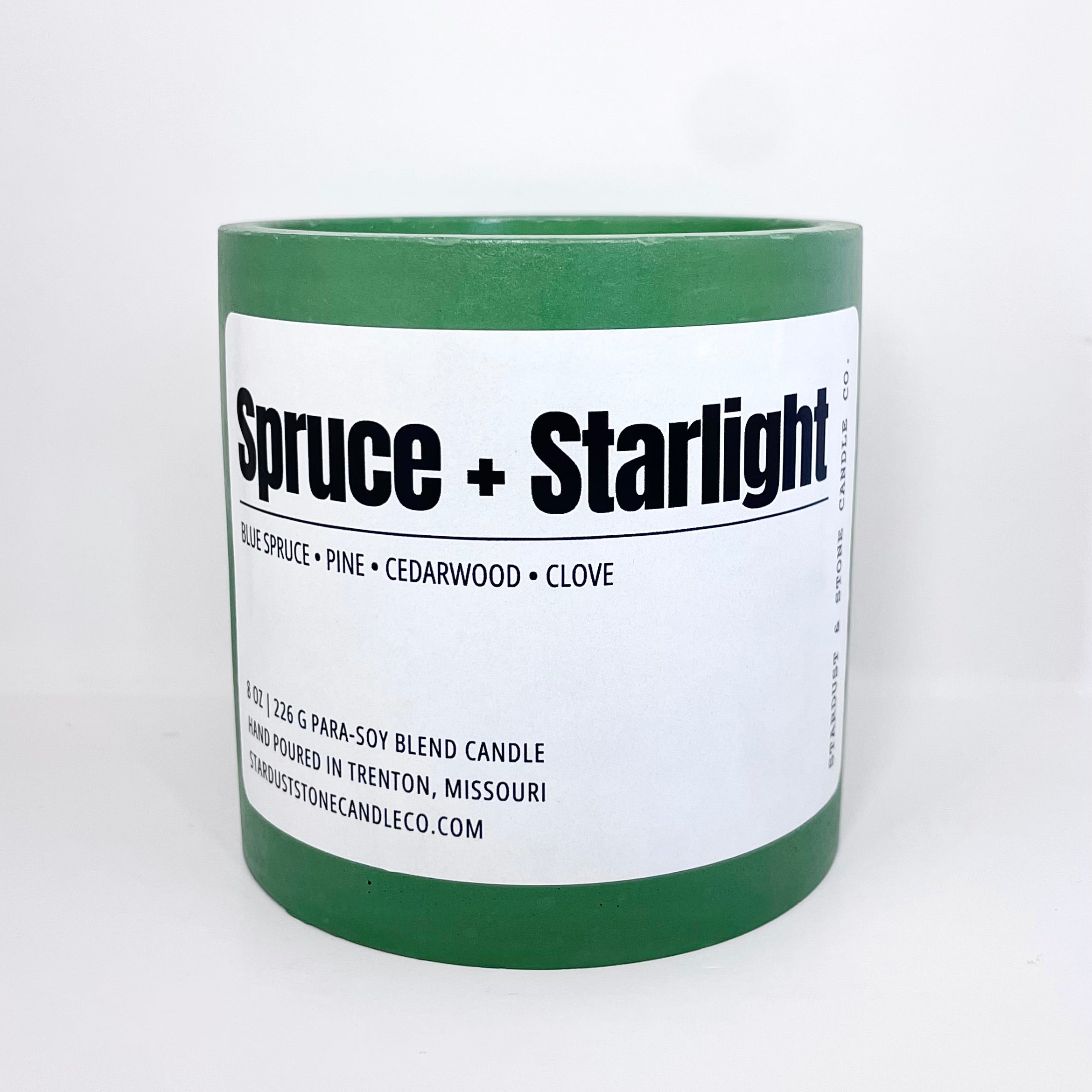 Spruce + Starlight Candle – Stardust & Stone Candle Co.